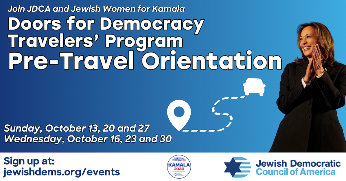 Doors for Democracy Travelers' Program: Pre-Travel Orientation · Jewish Democratic Council of ...